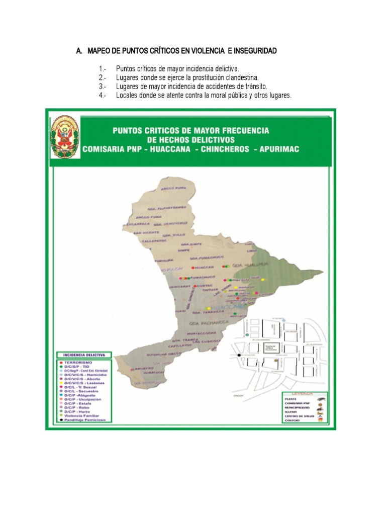 Mapa de Delitos | PDF