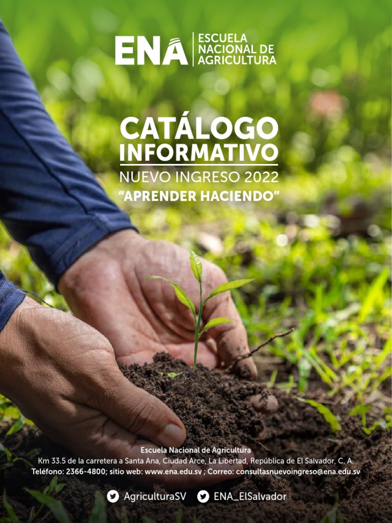 CATÁLOGO ENA 2022 Nuevo Ingreso | PDF | Agricultura | Agronomía