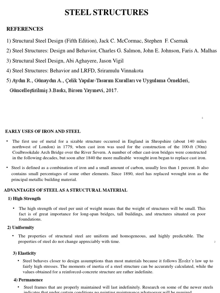 Steel Structures: Pros & Cons | PDF | Steel | Strength Of Materials