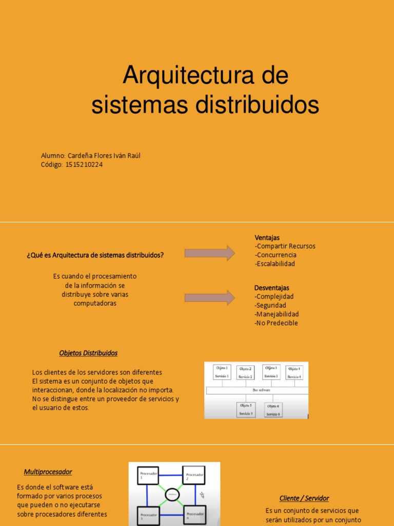 Ventajas y Desventajas de Sistemas Distribuidos | PDF | Negocios ...