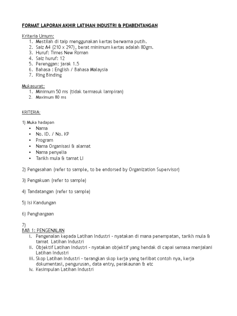 Report, Slide & Presentation Format | PDF