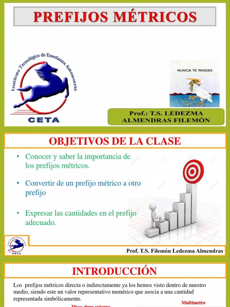 Guía para el uso adecuado de prefijos métricos | PDF | Electricidad ...