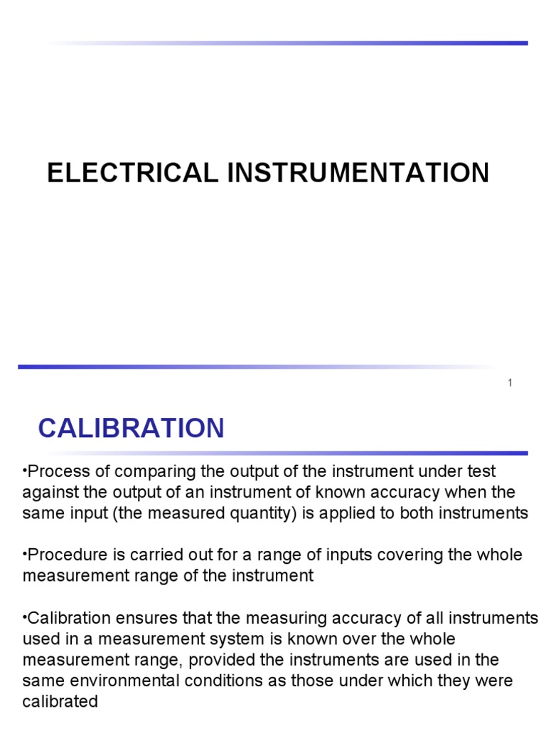 2 Instrumentation - Calibration and Errors | PDF | Calibration ...