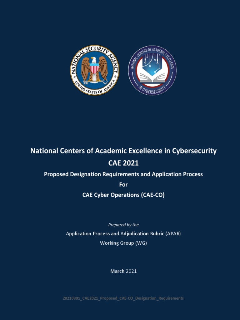 National Centers of Academic Excellence in Cybersecurity CAE 2021 | PDF ...