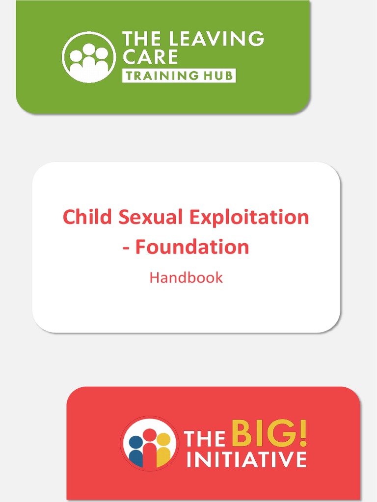 Child Sexual Exploitation - Foundation: The Training Hub | PDF | Child ...