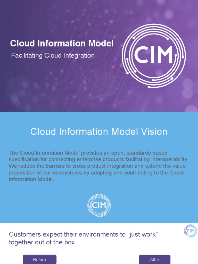 Cloud Information Model Overview v2 | PDF | Cloud Computing | Databases