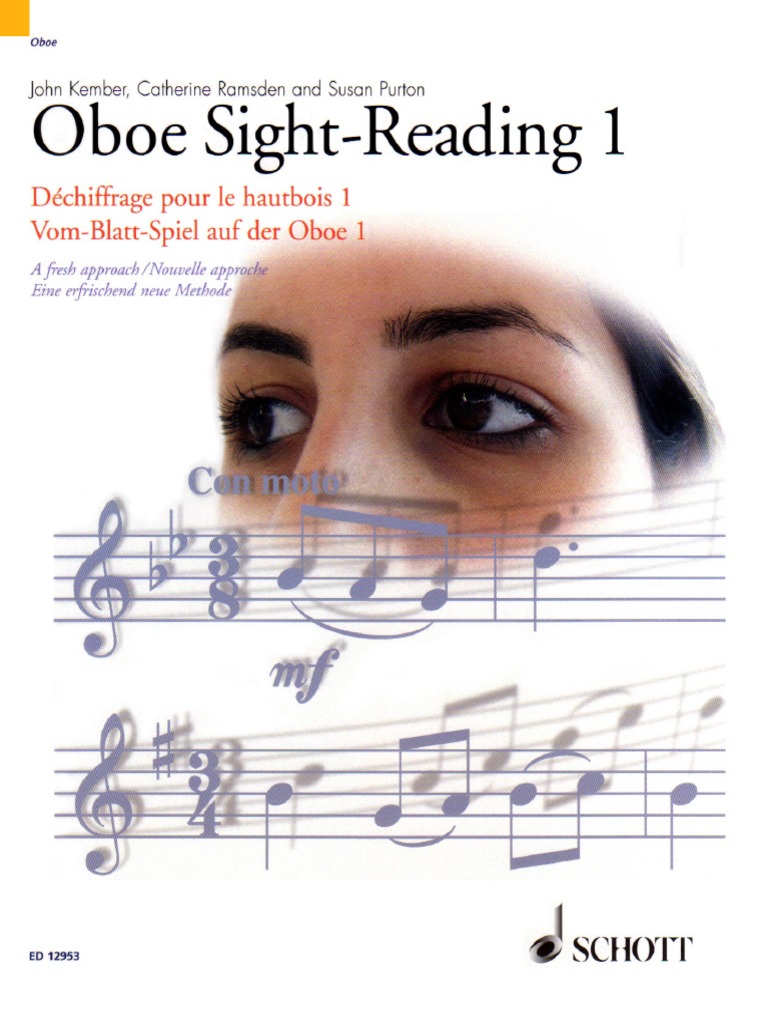 OBOÉ - MÉTODO - Oboe Sight-Reading 1 | PDF