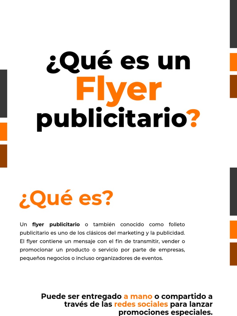 Definición y uso del flyer publicitario | PDF | Publicidad | Serif