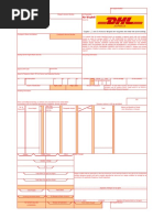 Air Waybill Form - Printable Template | PDF | Trade | Business