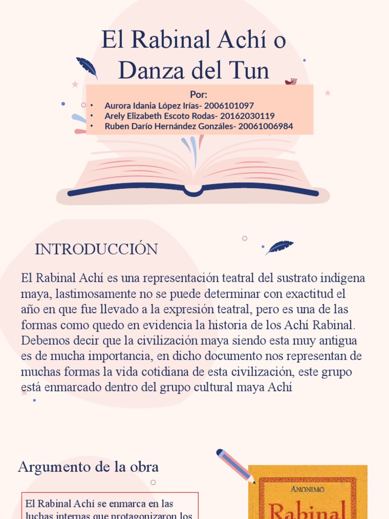 Presentacion Rabinal Achi | PDF | Teatro