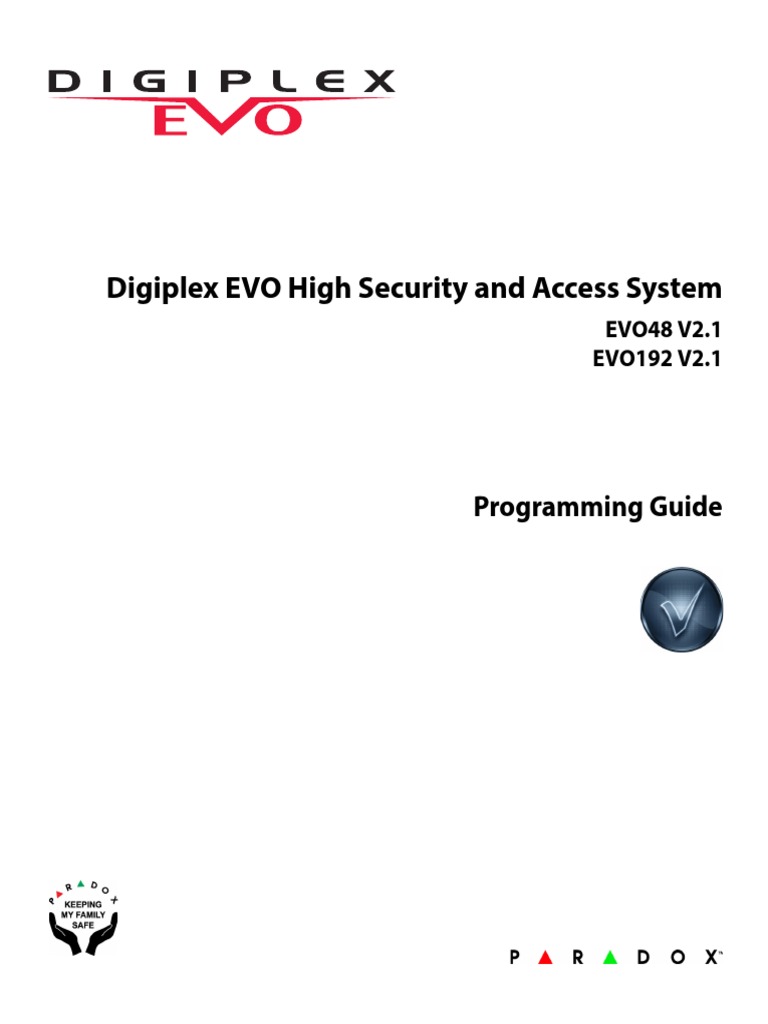 Digiplex EVO High Security and Access System: Programming Guide | PDF ...