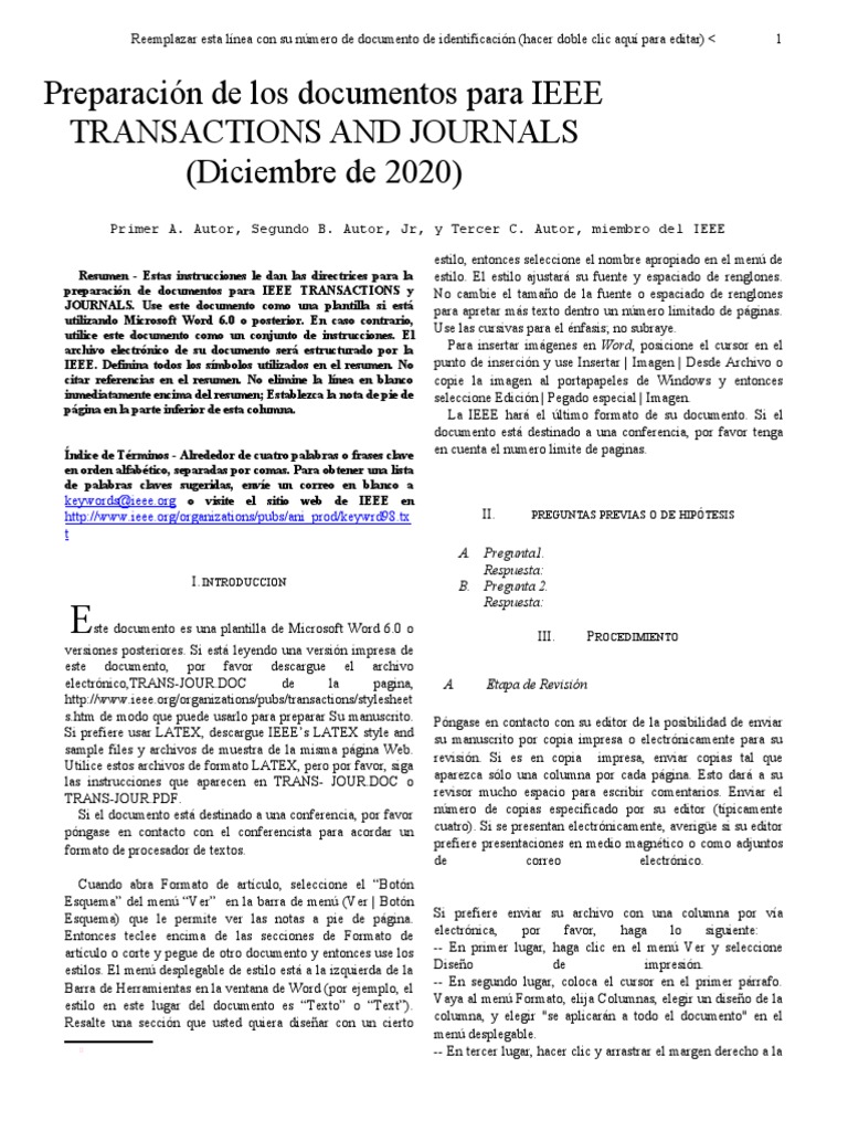 Formato de Iee | PDF | Microsoft Word | Archivo de computadora