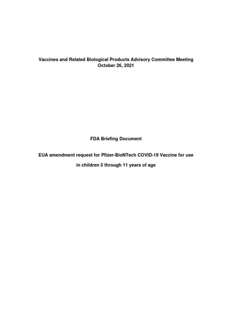 Vaccines and Related Biological Products Advisory Committee Meeting ...