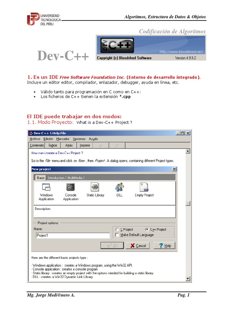Addenda Ide Dev C++ y Programas CPP | PDF | C ++ | Informática