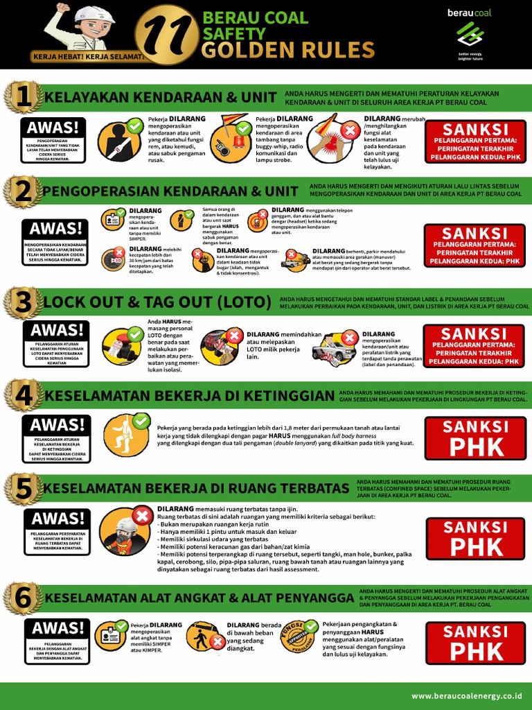 11 BC Safety Golden Rules | PDF