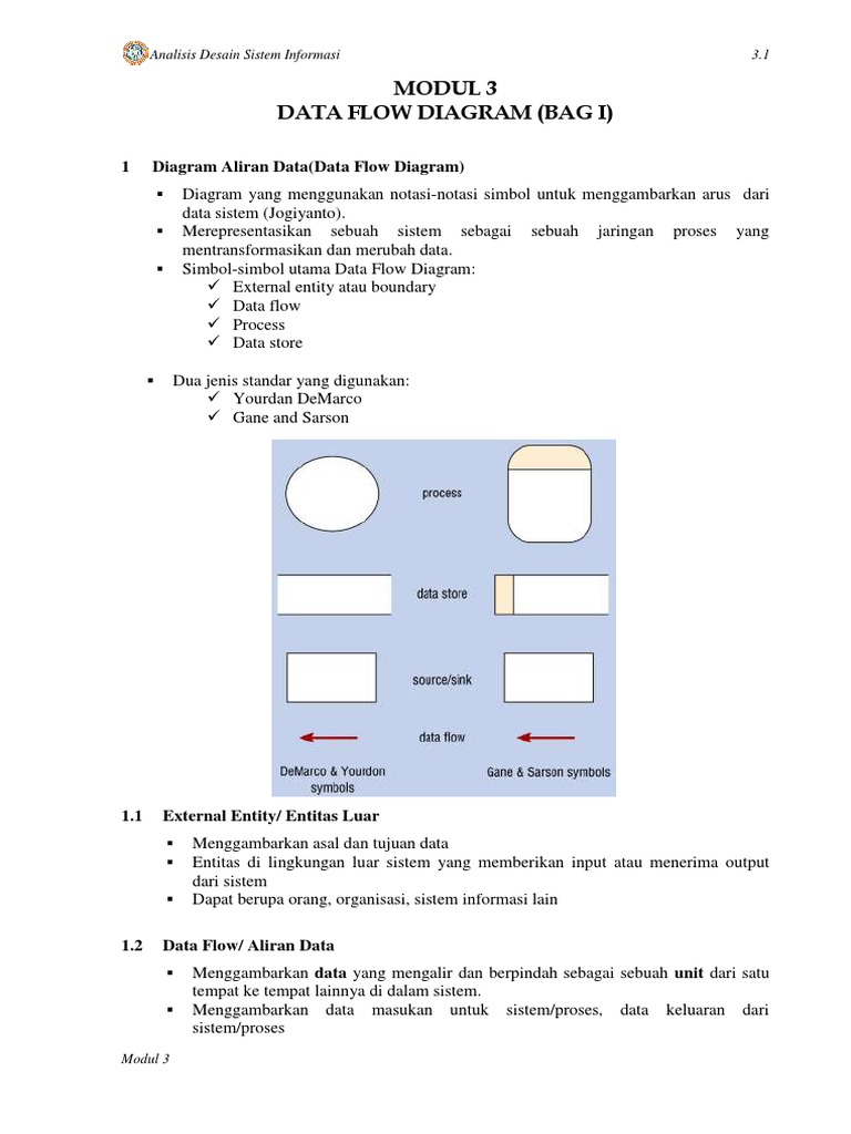 Modul 3-Data Flow Diagram | PDF