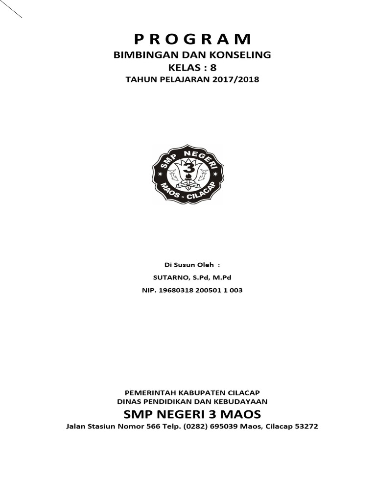 Program BK SMP 2017 2018 | PDF