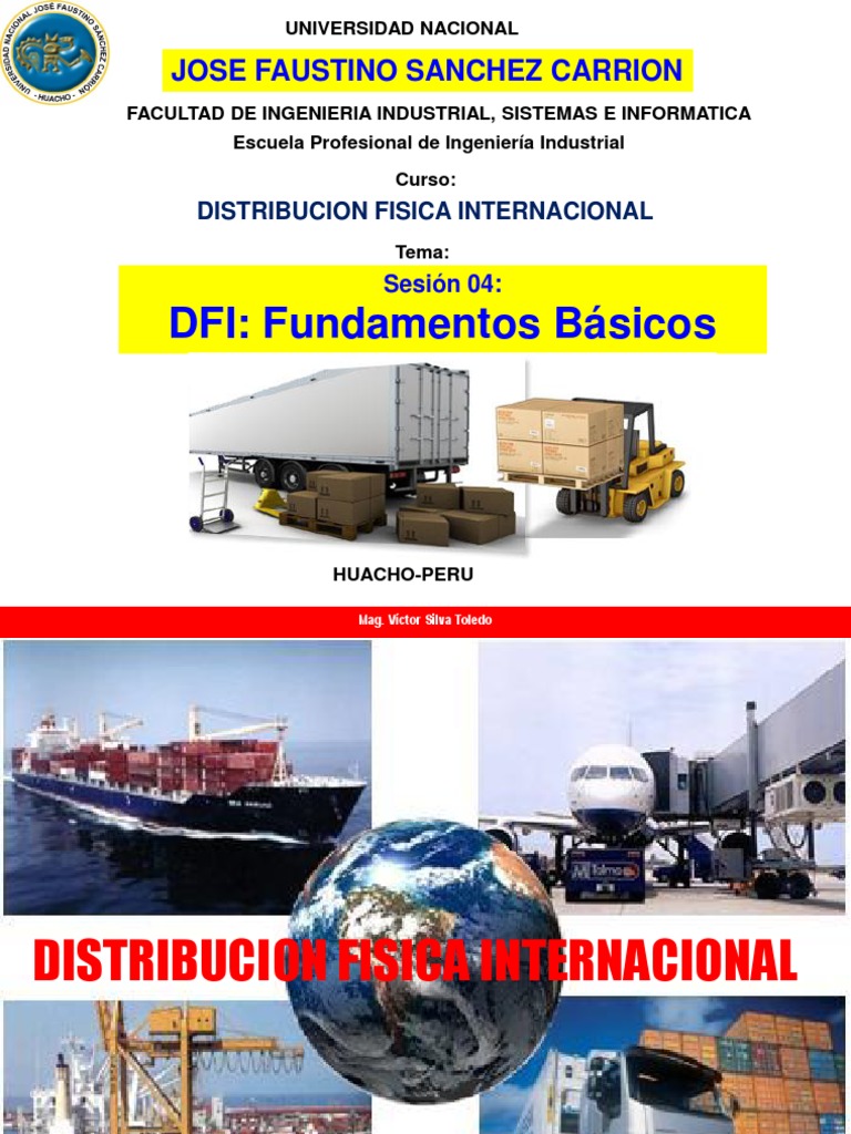 04 Fundamentos Basicos DFI Presentación | PDF | Logística | El comercio internacional