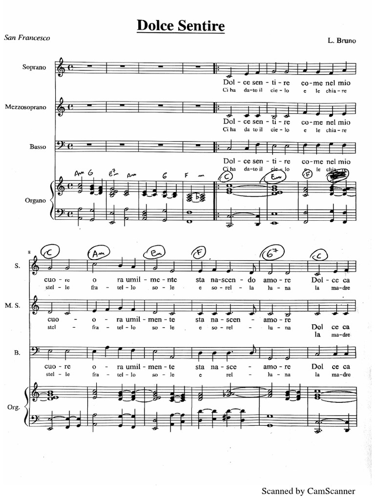 Dolce Sentire (Partitura) | PDF