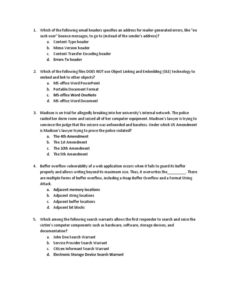 D. Errors-To Header | PDF | Computer File | Personal Identification Number