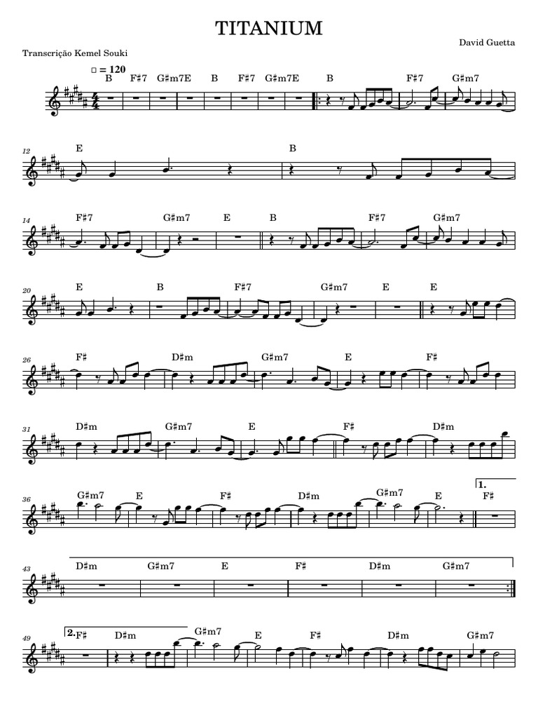 Titanium - Sax Alto | PDF | Saxophone