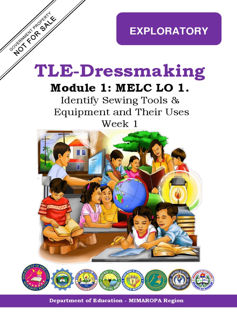 TLE-Dressmaking: Module 1: MELC LO 1 | PDF | Sewing Machine | Sewing