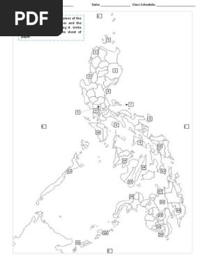 Philippine Map Blank