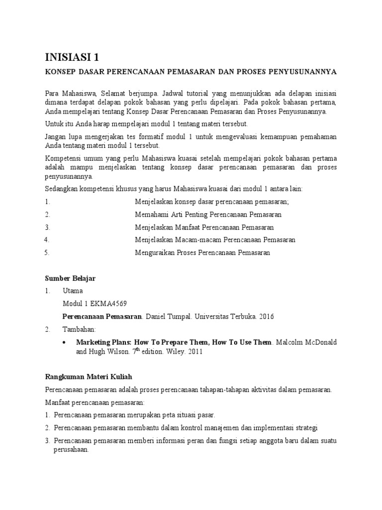05 - Inisiasi 1 Ekma4569 | PDF