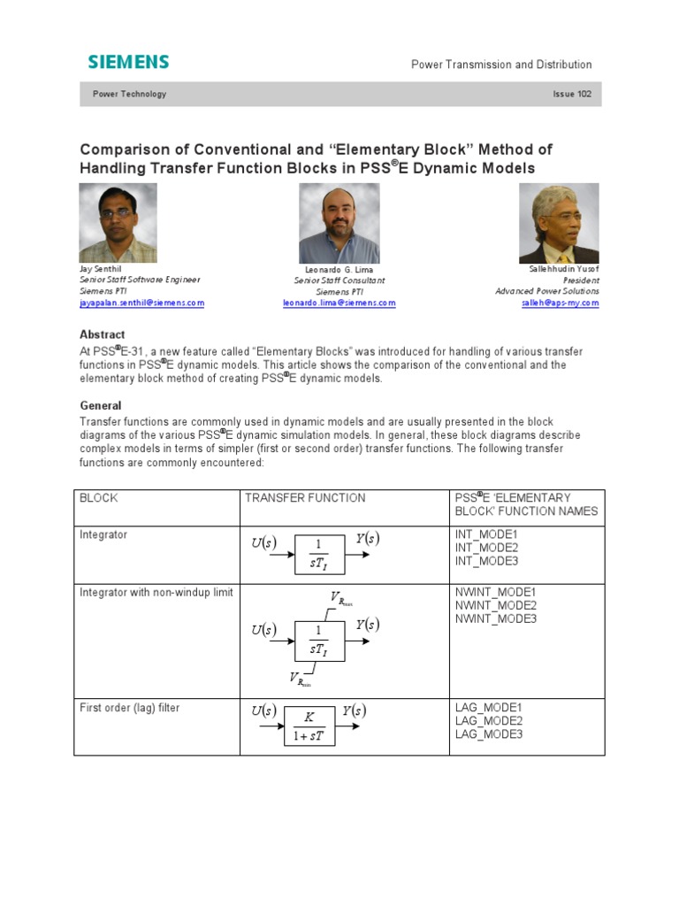 Elementary Block Method | PDF | Control Theory | Systems Science