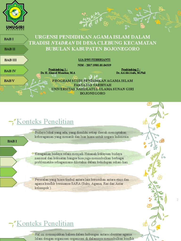 Sidang Skripsi | PDF | Sains & Matematika