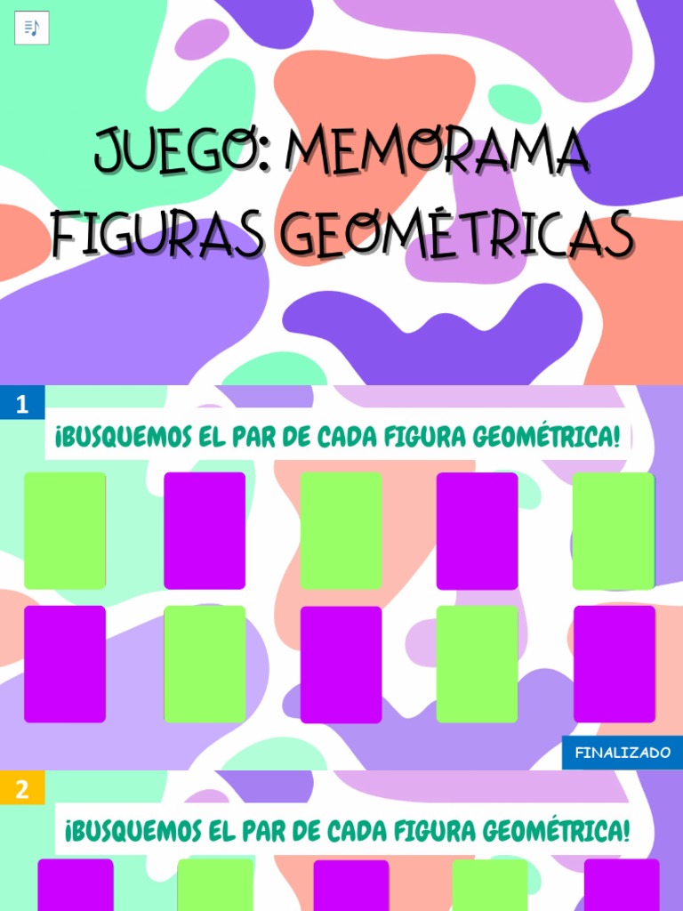 Memorama - Figuras Geometricas | PDF