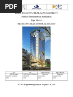 Method Statement Coring | PDF
