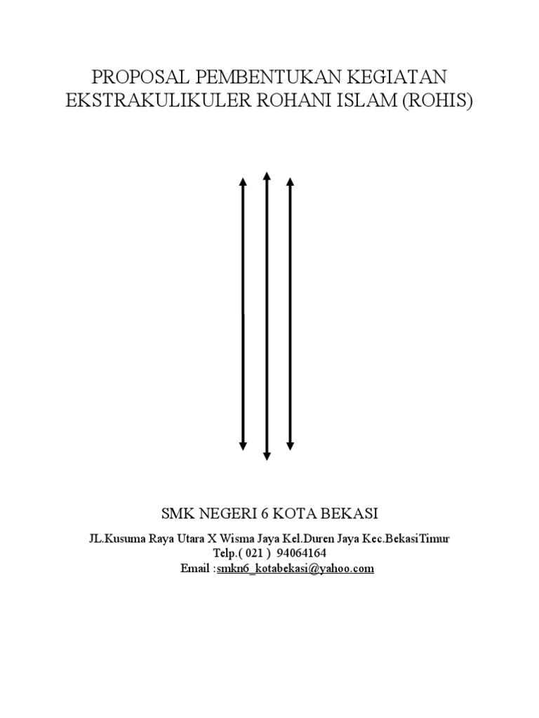Dokumen - Tips Proposal Permohonan Rohis | PDF