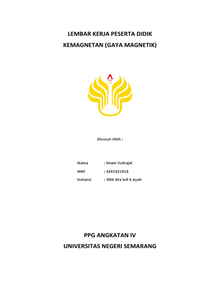 LKPD Kemagnetan (Gaya Lorentz) - Imam Sudrajat - Kelompok 3 | PDF | Sains & Matematika | Komputer