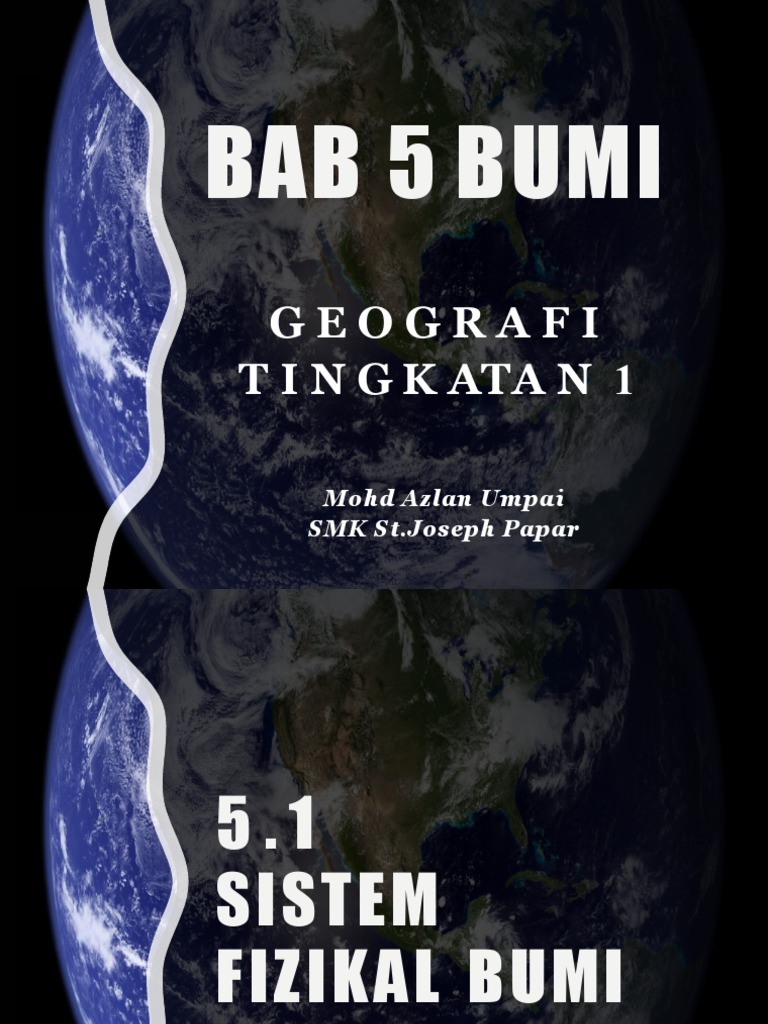 GEO T1 KSSM Bab 5 Bumi Zila Khalid ) | PDF