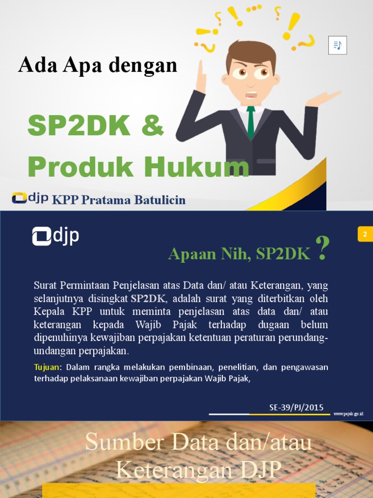 Memahami SP2DK dan Proses Pajak | PDF | Pengelolaan Keuangan & Uang