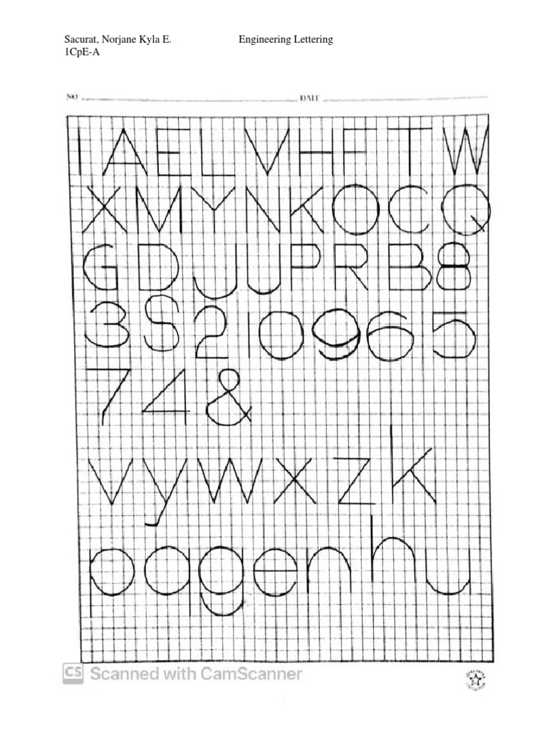 Engineering Lettering | PDF