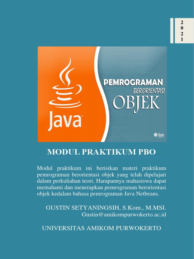 SI20A - Modul Praktikum PBO 7. Konstruktor Dan Overloading Pada Java | PDF