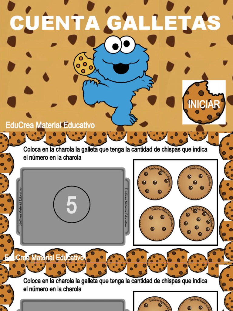 Galletas de Elmo para Contar | PDF | Artes del Lenguaje y Comunicación