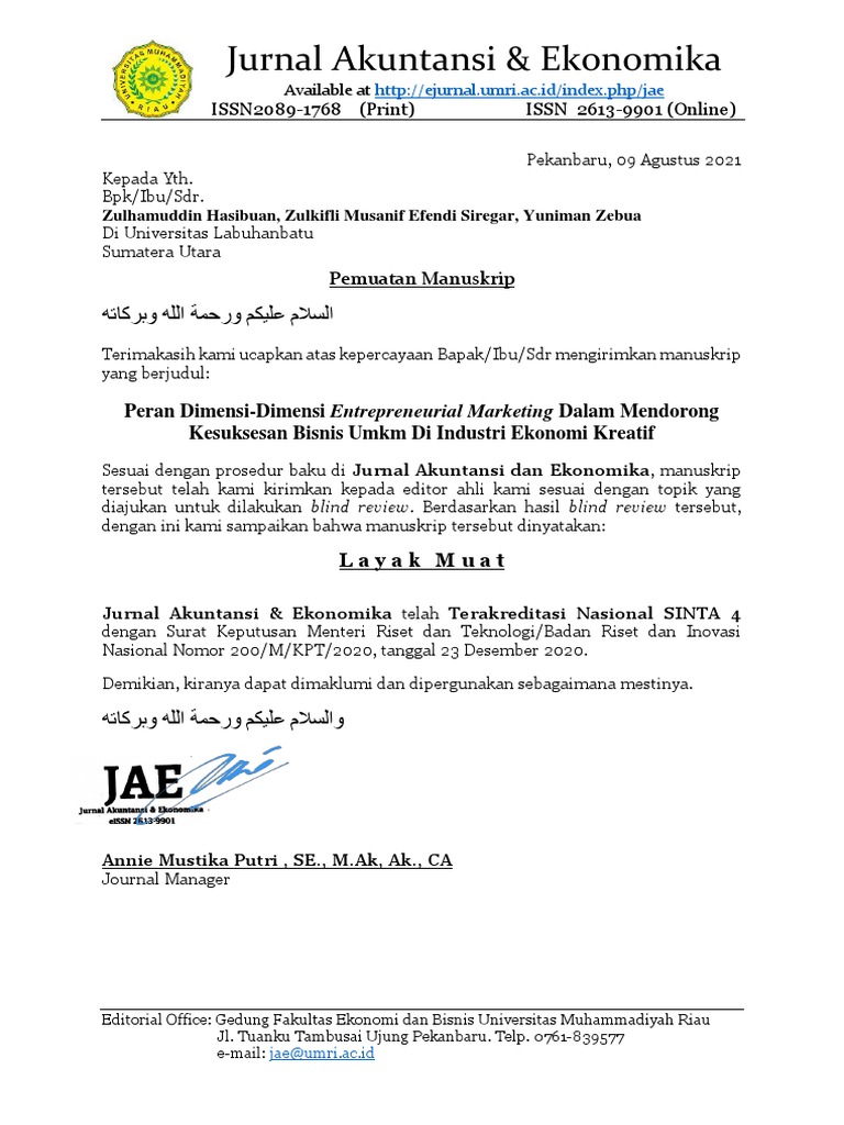 LoA Zulhammudin | PDF