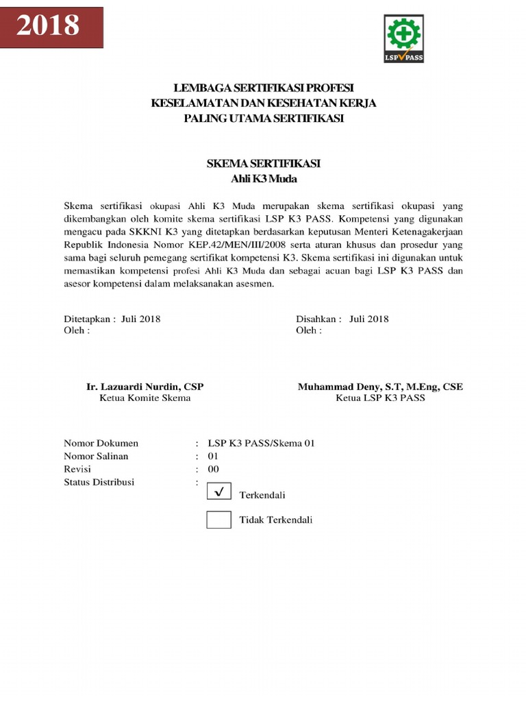 Skema Ahli K3 Umum Muda | PDF