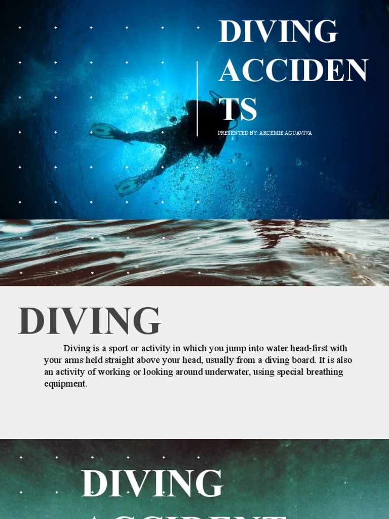 Diving Accidents | PDF | Scuba Diving | Underwater Diving
