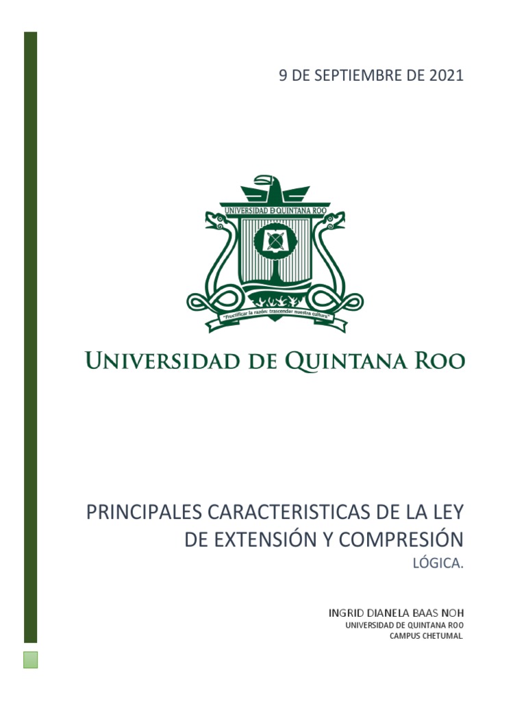 Ley de Extensión y Comprensión Principales Caracteristicas | PDF ...