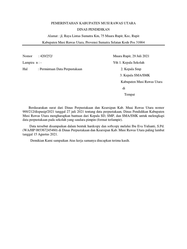 Data Perpustakaan | PDF