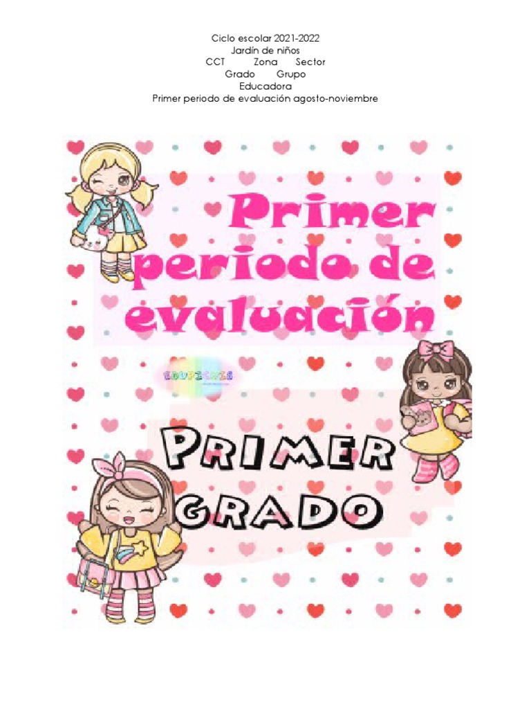 Reportes de Evaluación Primer Corte Primero | PDF | Educación de la ...