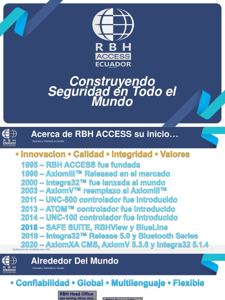 RBH Access Technologies - Presentacion Comercial AXIOMV | PDF | Punto ...