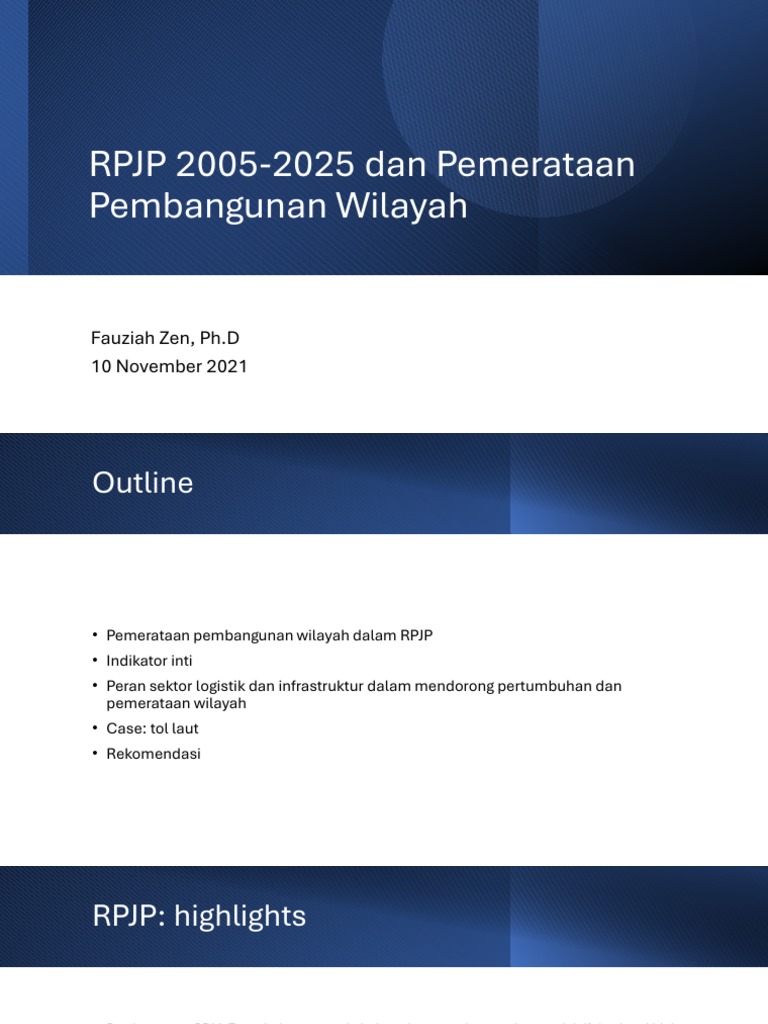 Fauziah Zen - Series Meeting 2 Evaluasi Pelaksanaan RPJPN 2005-2025 ...