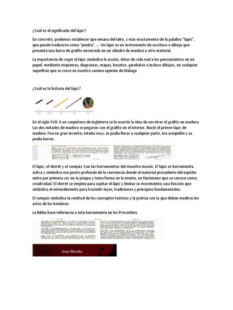 Significado y simbolismo del lápiz | PDF | Lápiz | Justicia