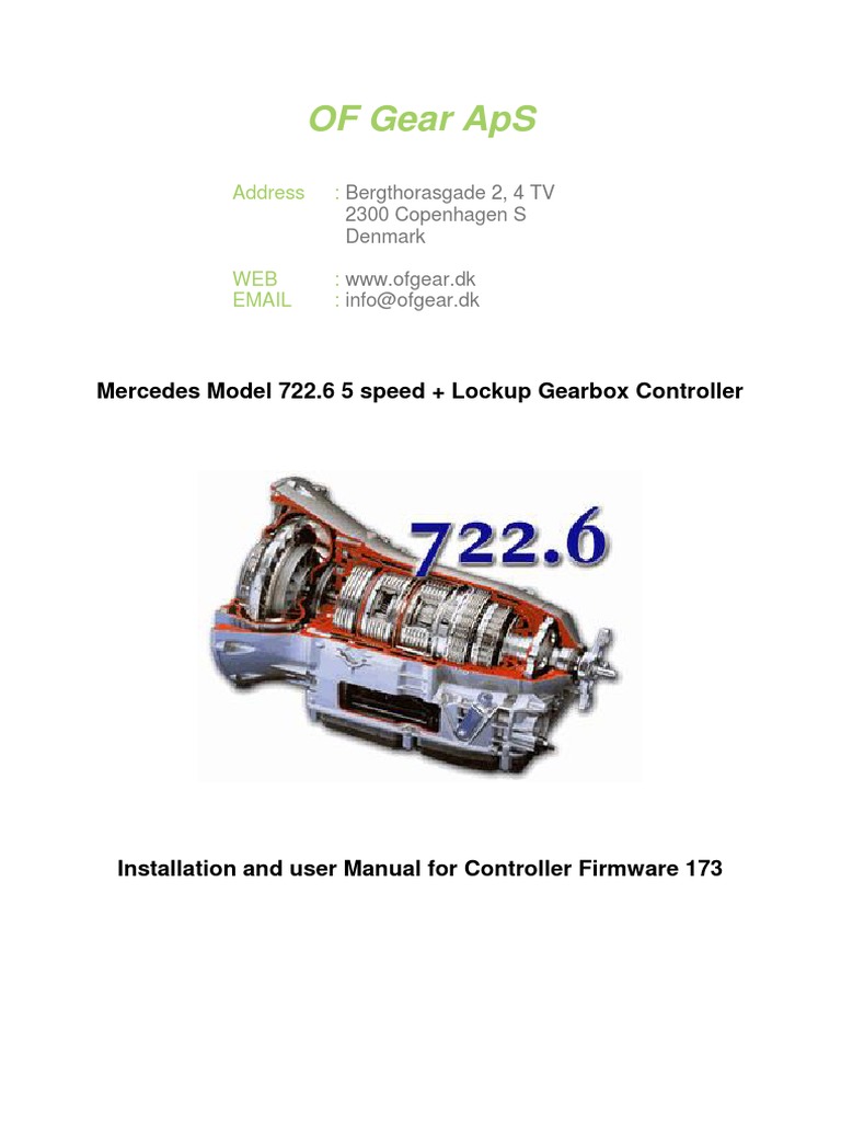Of Gear Aps: Mercedes Model 722.6 5 Speed + Lockup Gearbox Controller ...