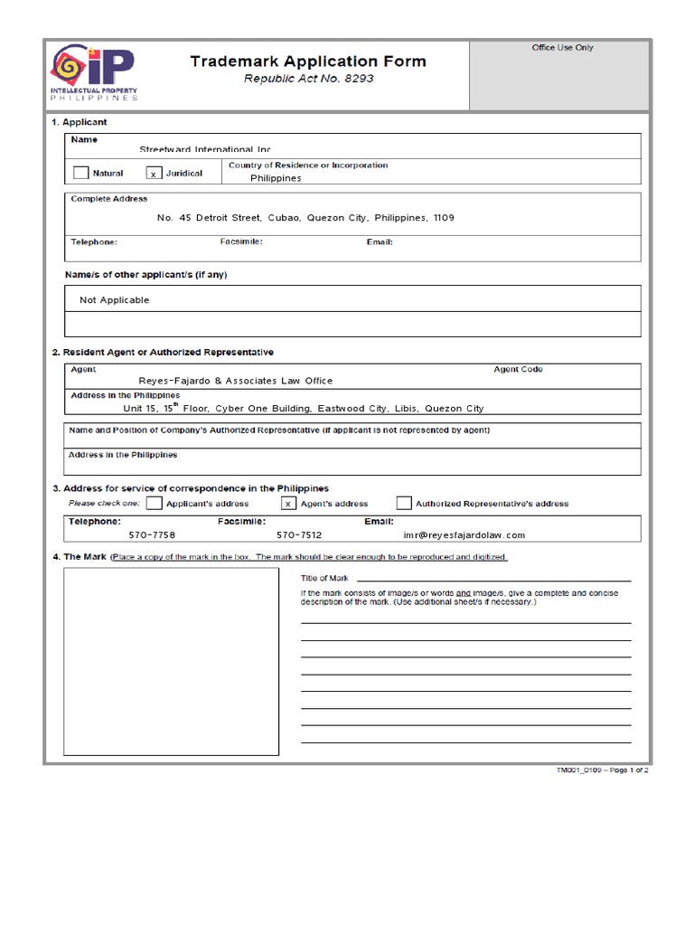 IPO Application Form Template | PDF